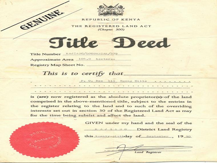 Land Titles Title Property Deed Gambaran land-titles-title-property-deed-gambaran
